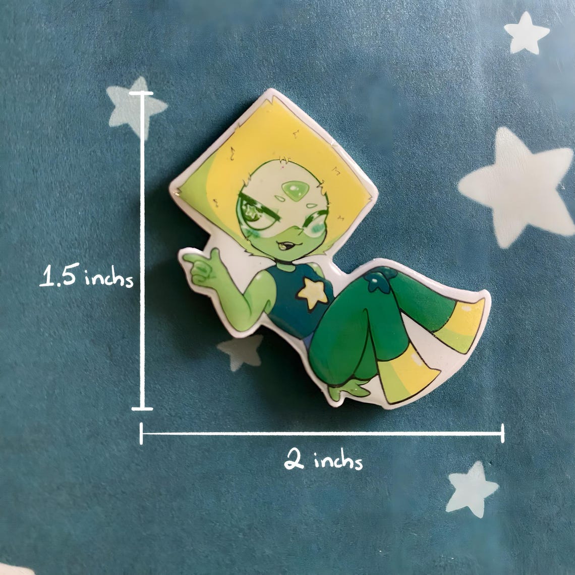 Peridot Pin - Etsy