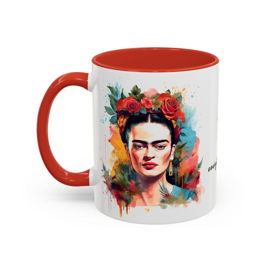 Frida Kahlo Quote Mug , Frida Watercolor Mug, Mexican Mug, Woman Artist ...