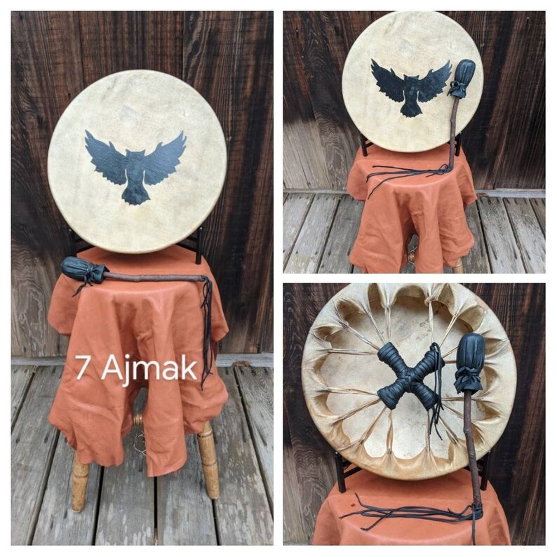 Native American Drum Rawhide Drum Buffalo Skin Drum 15 - Etsy