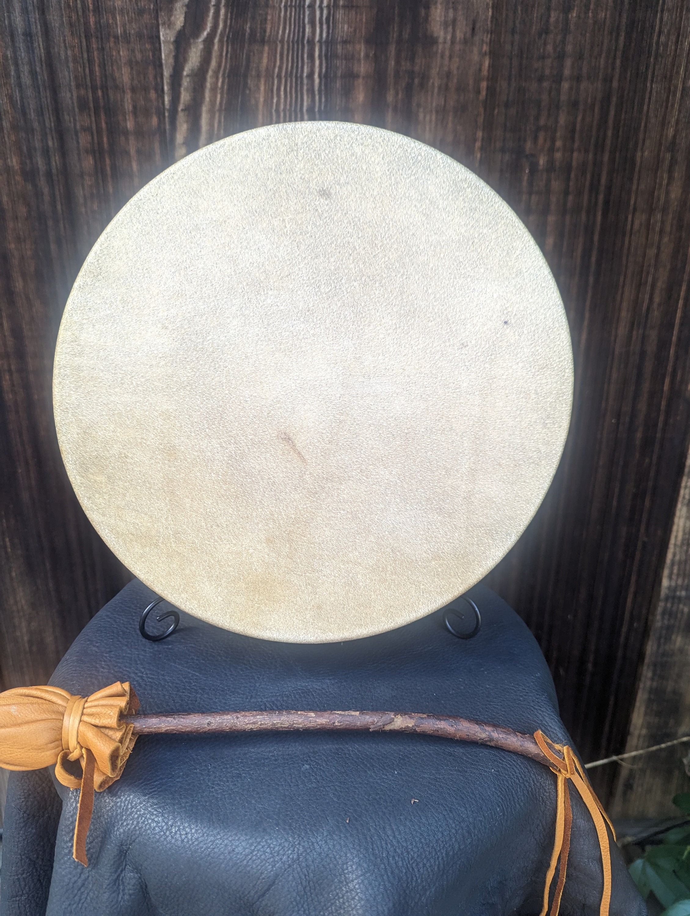 Native American Drum - Rawhide Drum, Buffalo Skin Drum, 12 Inch Drum ...