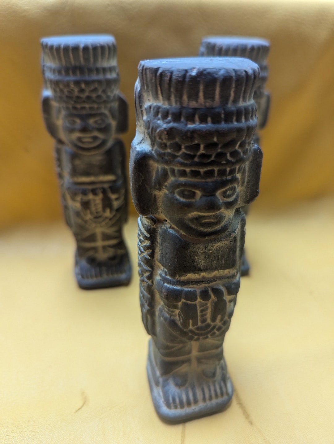 Deity Statue - Clay Mexica Deity, Veneration Work, Deity Worship ...