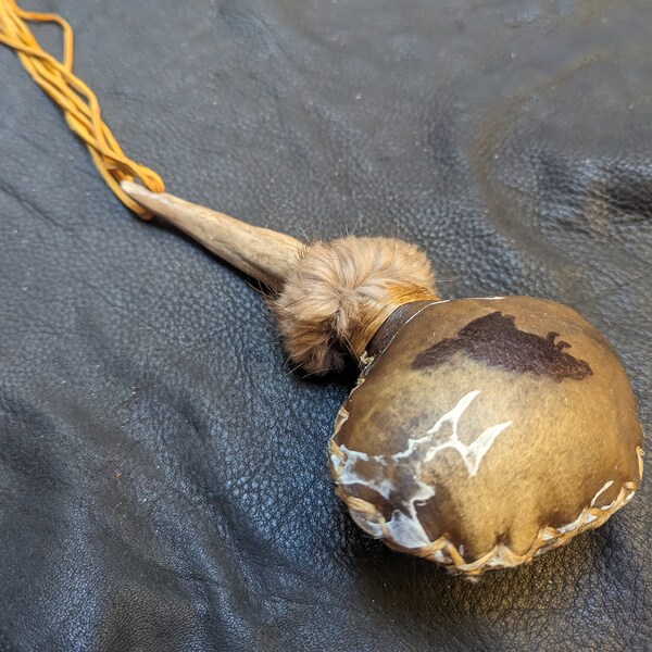 Gourd With Antler - Etsy