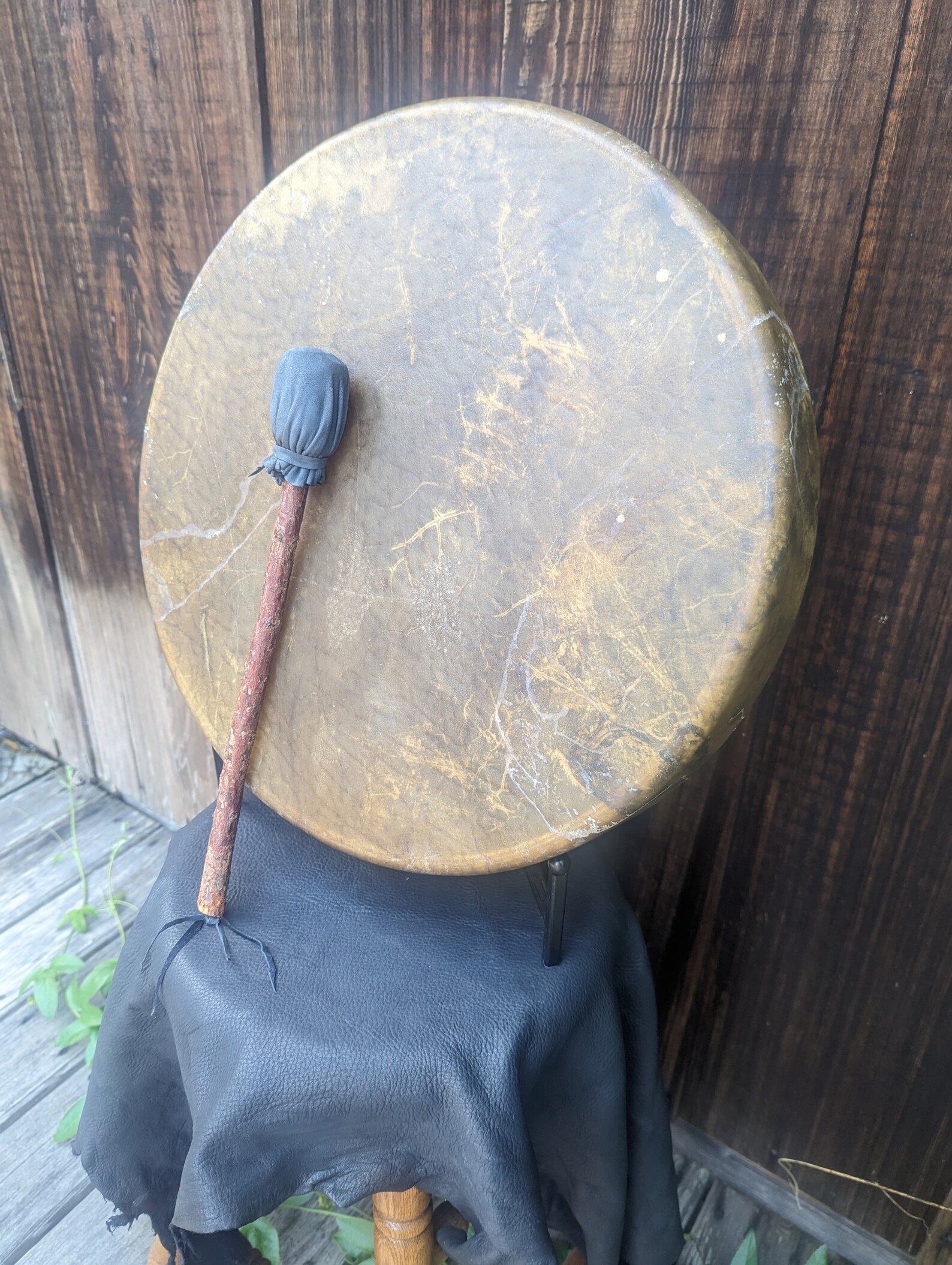 Handmade Buffalo Rawhide Drum – 18 Inch Native Ceremony Drum - Etsy