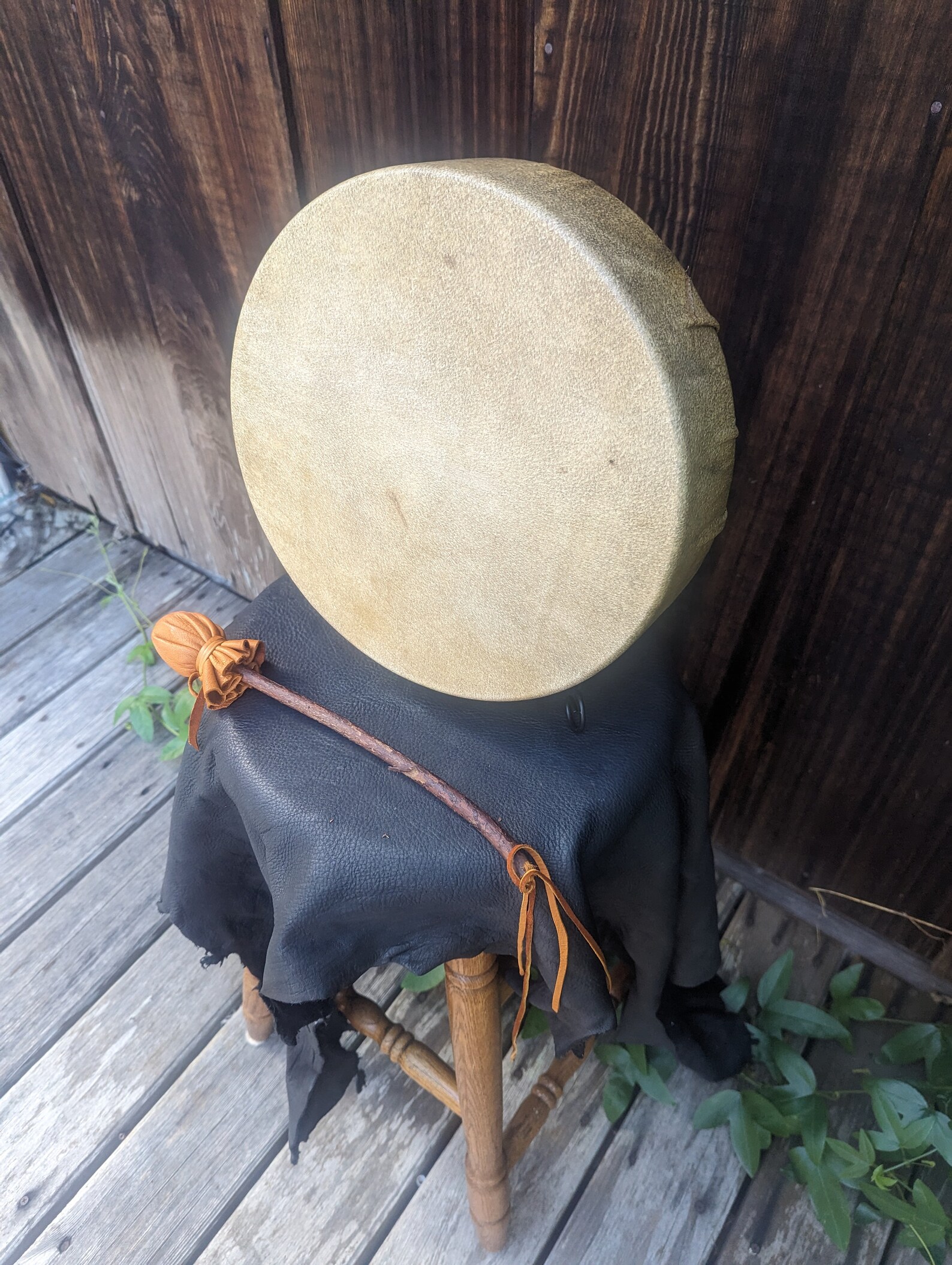 Native American Drum - Rawhide Drum, Buffalo Skin Drum, 12 Inch Drum ...