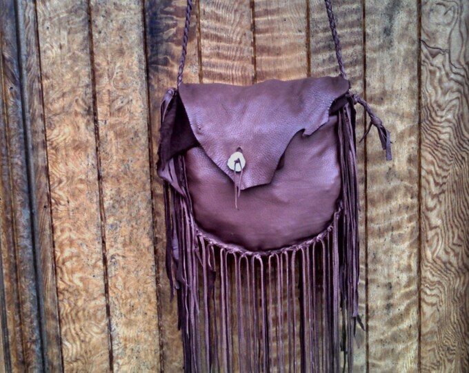 Buckskin Medicine Bag Native American Leather Bag, Deerskin Purse ...