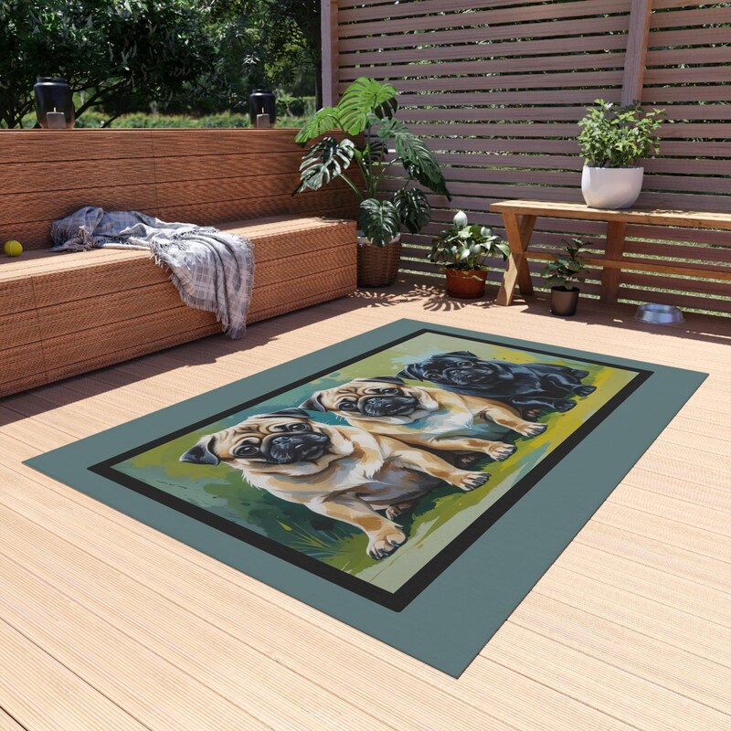 Pug in Rug - Etsy UK