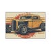 Vintage Hot Rod Rug: Classic Car Garage Decor, Man Cave Automotive ...