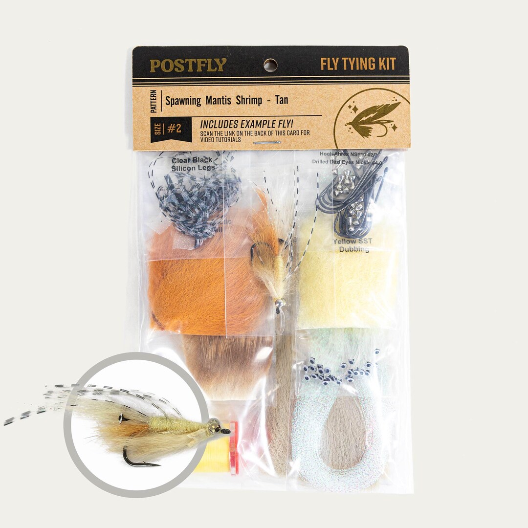 Fly Tying Kit | Spawning Mantis Shrimp - Etsy
