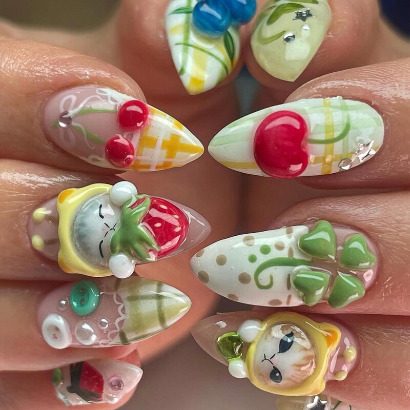 Cute Cosplay Nails - Etsy