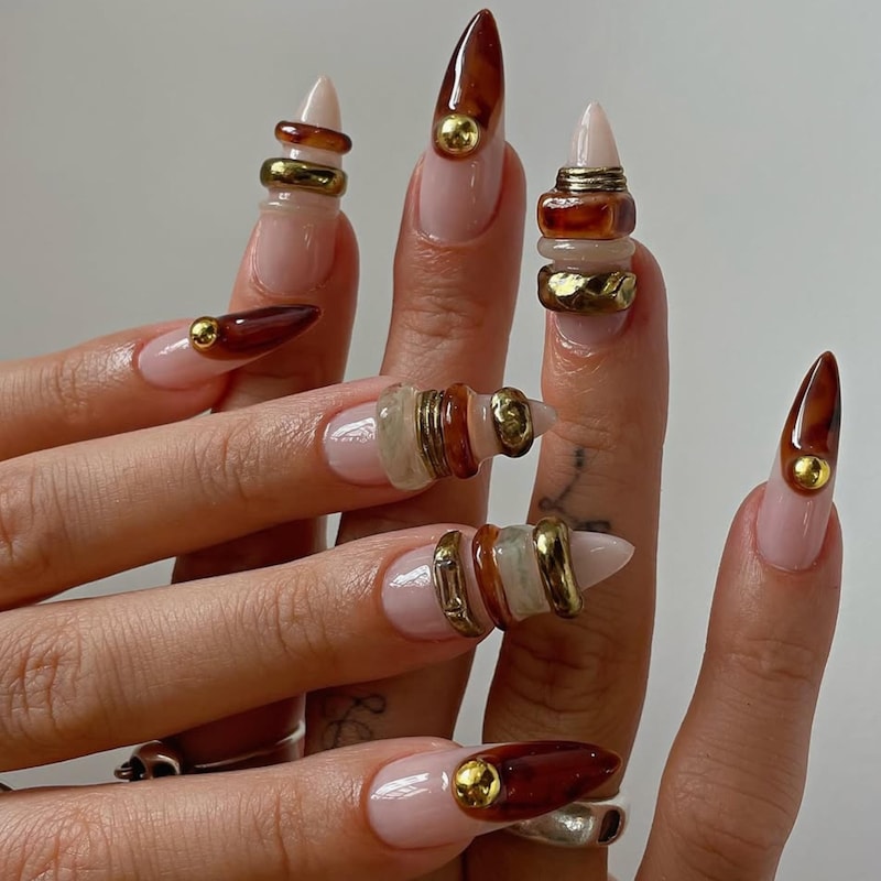 Short Artsy Nails - Etsy