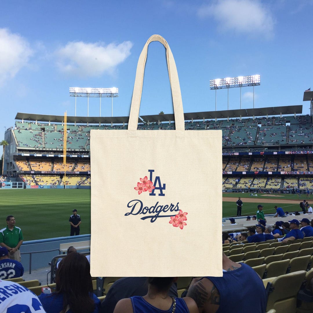 Tokyo Series Los Angeles Dodgers Floral Tote Bag | Sports Fan Gift, Eco ...