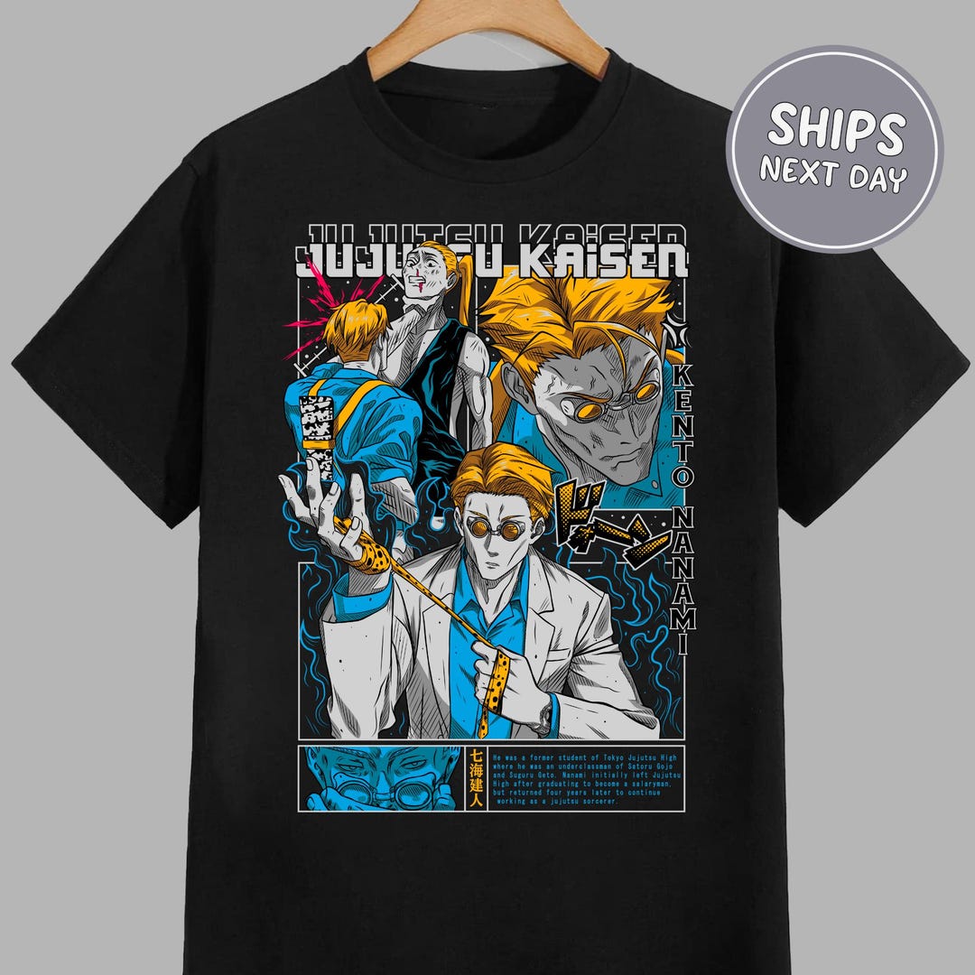 Kento Anime Shirt Jujutsu Kaisen Nanami Anime Shirt JJK Kento Hoodie ...