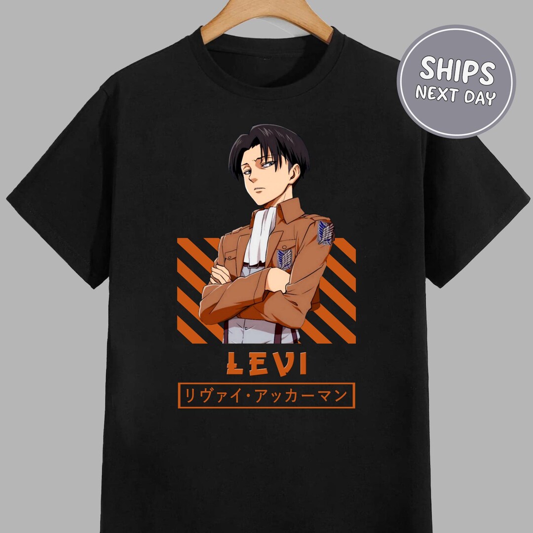 Attack Titan Levi Anime Shirt Levi Ackermann Attack Titan Shirt Eren ...