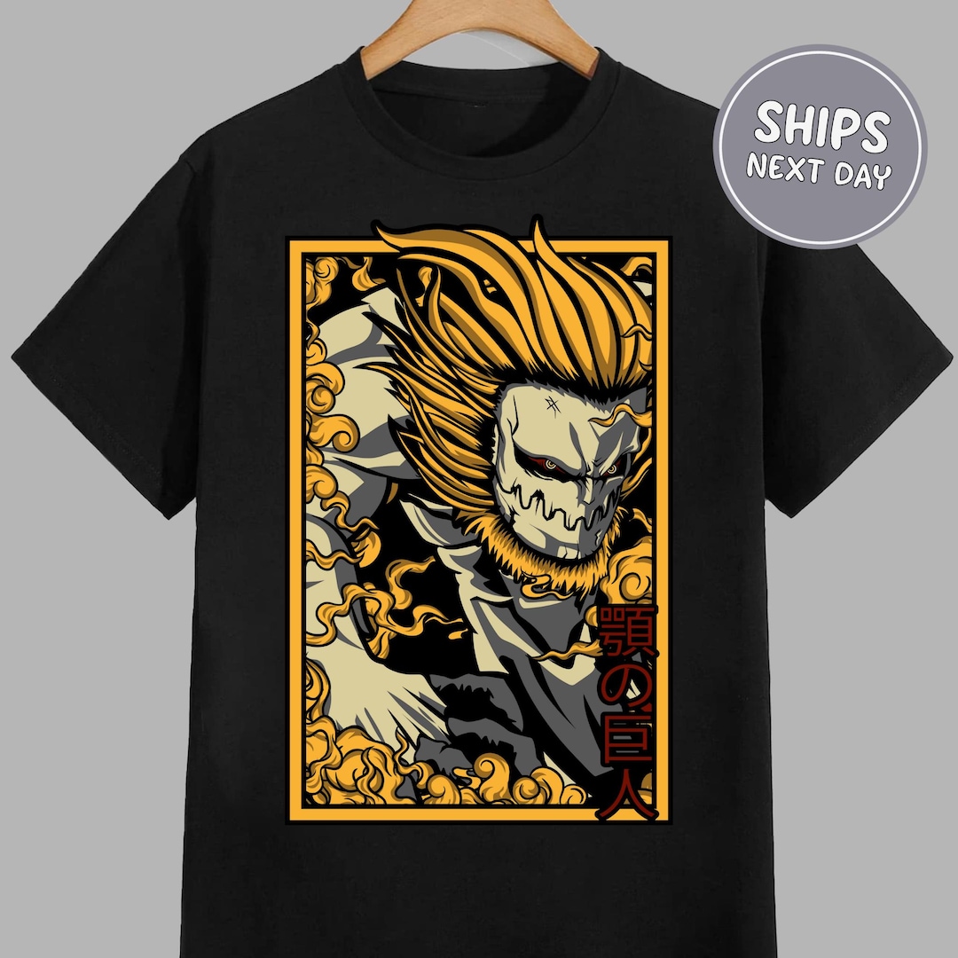 Attack Titan Anime Shirt Attack Titan Manga Shirt Eren Yaeger Mikasa ...