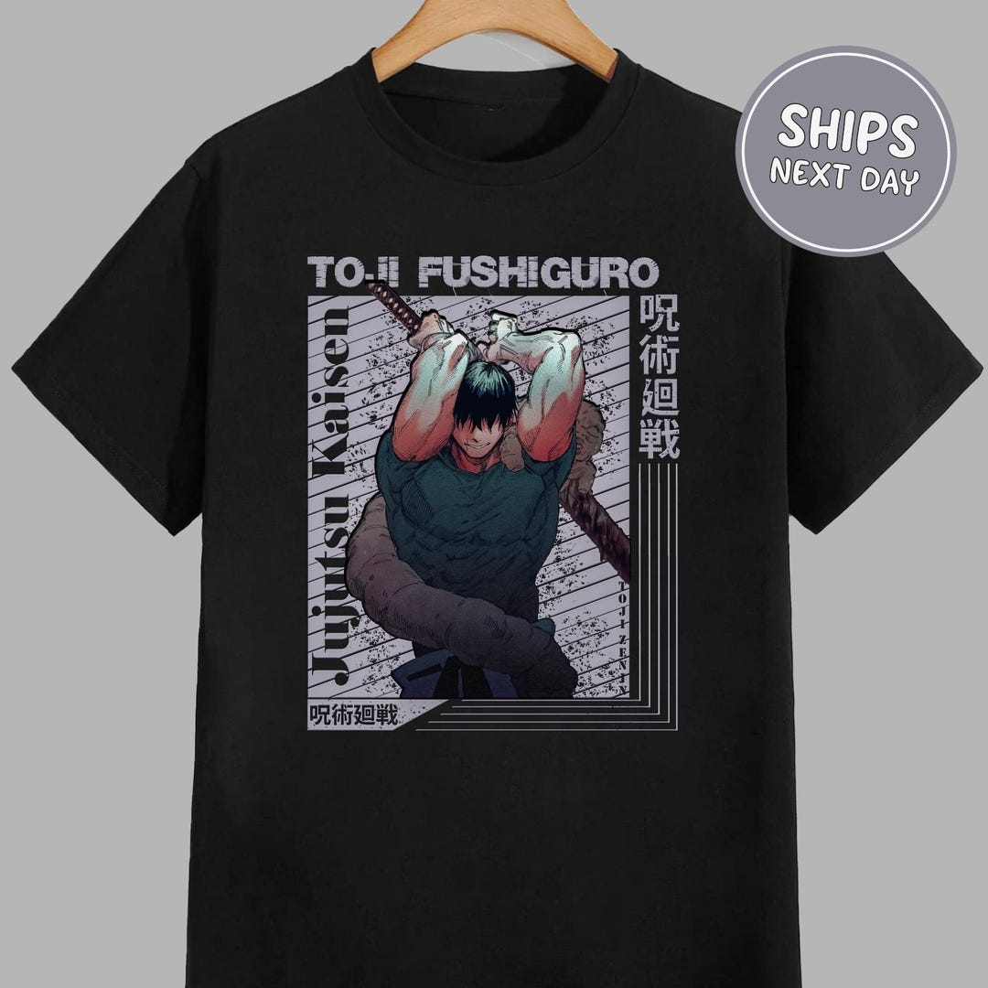 Toji Anime Shirt Jujutsu Kaisen Anime Shirt JJK Manga Shirt Anime ...