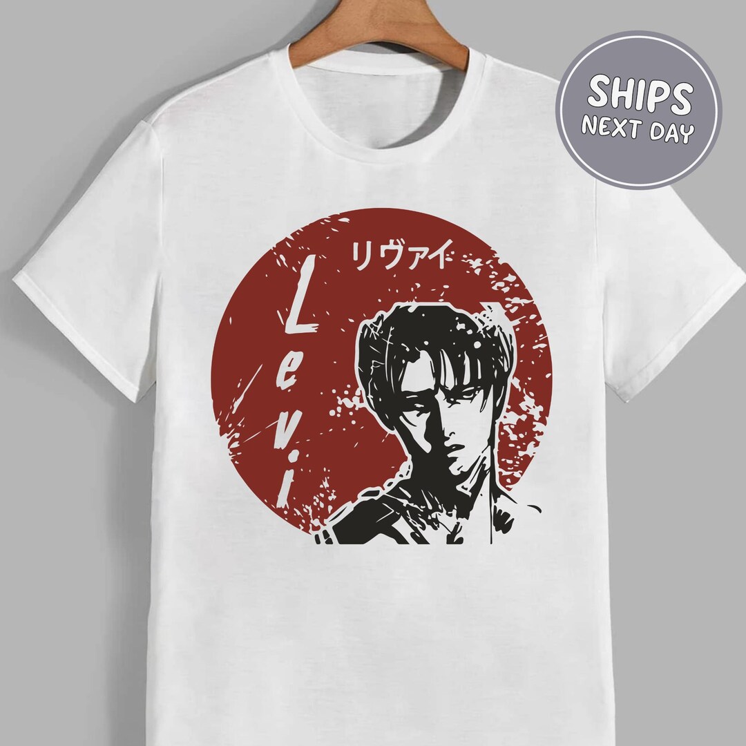 Levi Ackerman Shirt Attack Titan Anime Shirt Eren Levi Shirt Aot Manga ...