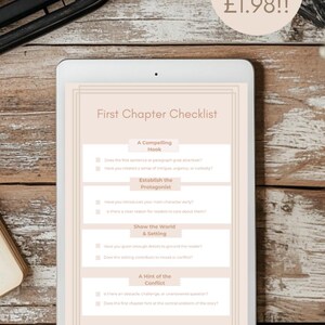 First Chapter Worksheet | Writing Template | Novel Writing | Writing ...