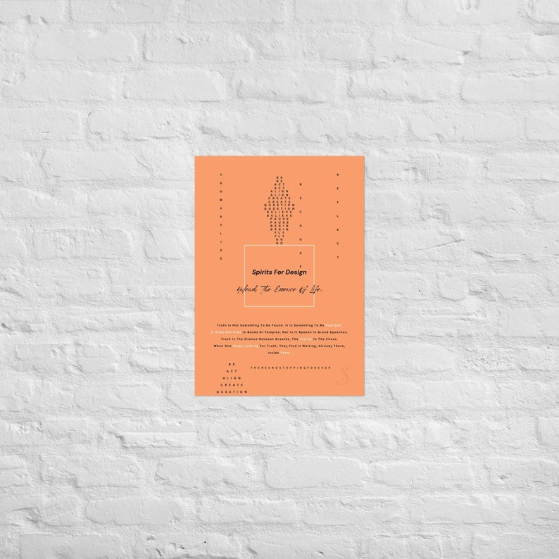 Orange Poster | A2 Poster - Etsy