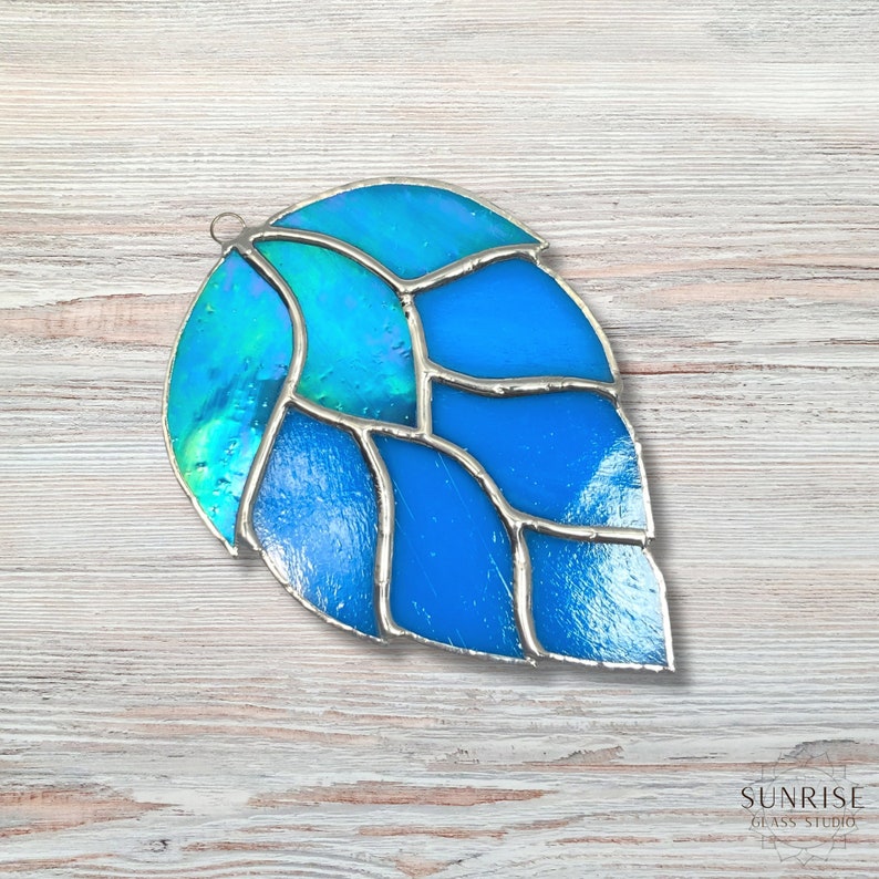 SUMMER SALE Blue Hops Stained Glass Sun Catcher Beer Lovers Gift ...