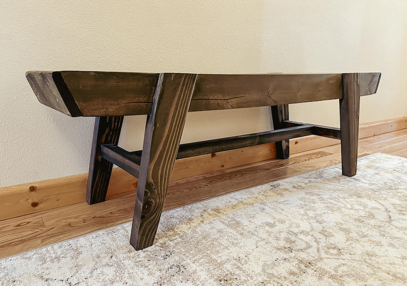 Rustic Handmade Bench - Etsy