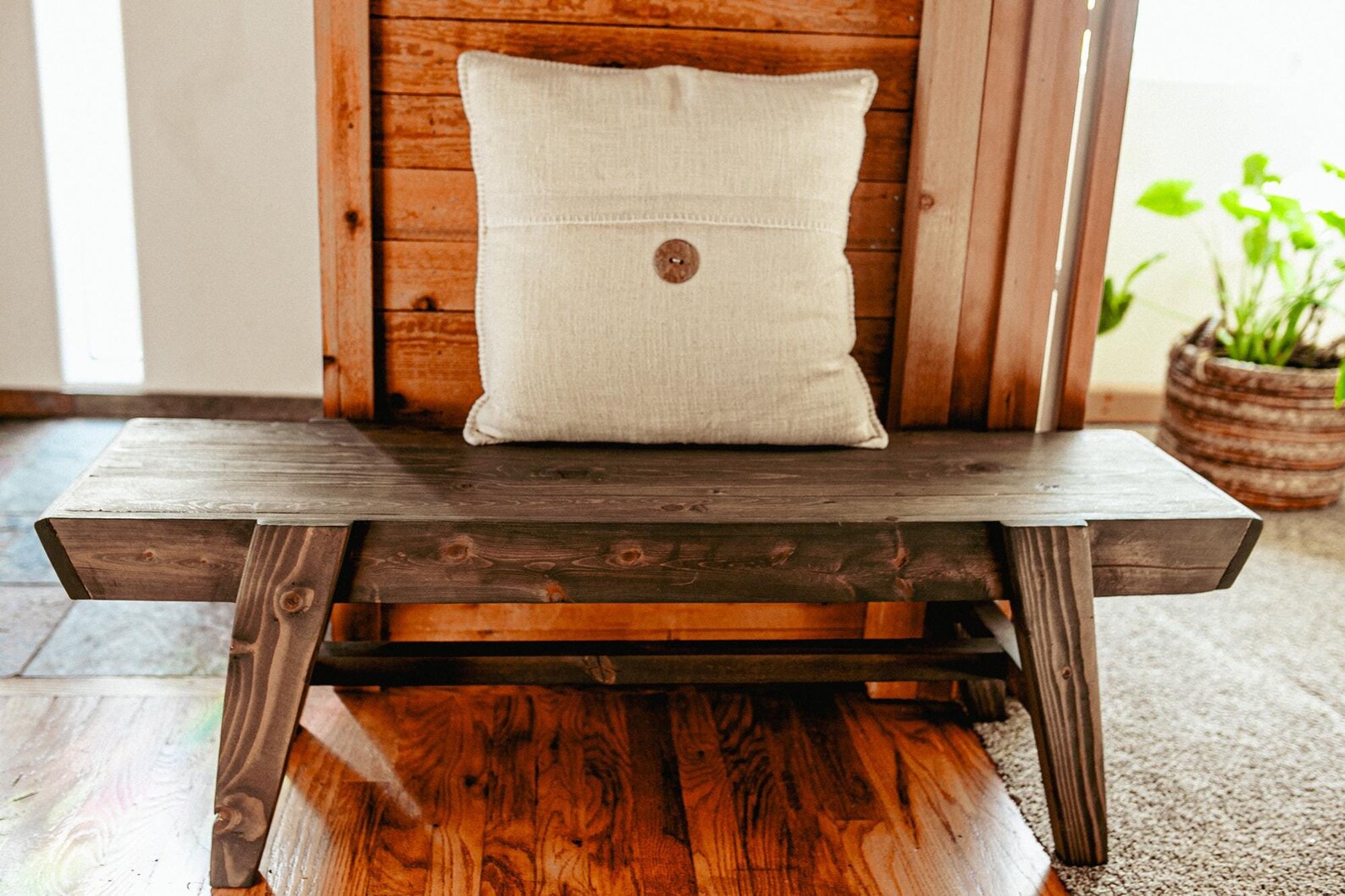 Rustic Handmade Bench - Etsy