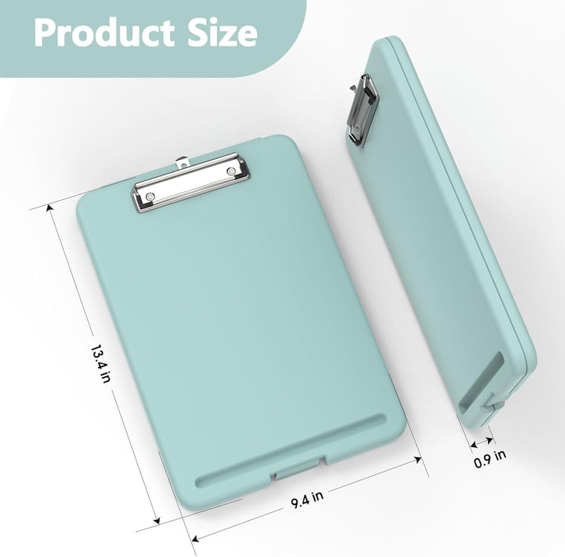 Custom Clipboard With Storage – 8.5x11 Clip Board With Low-profile Clip ...