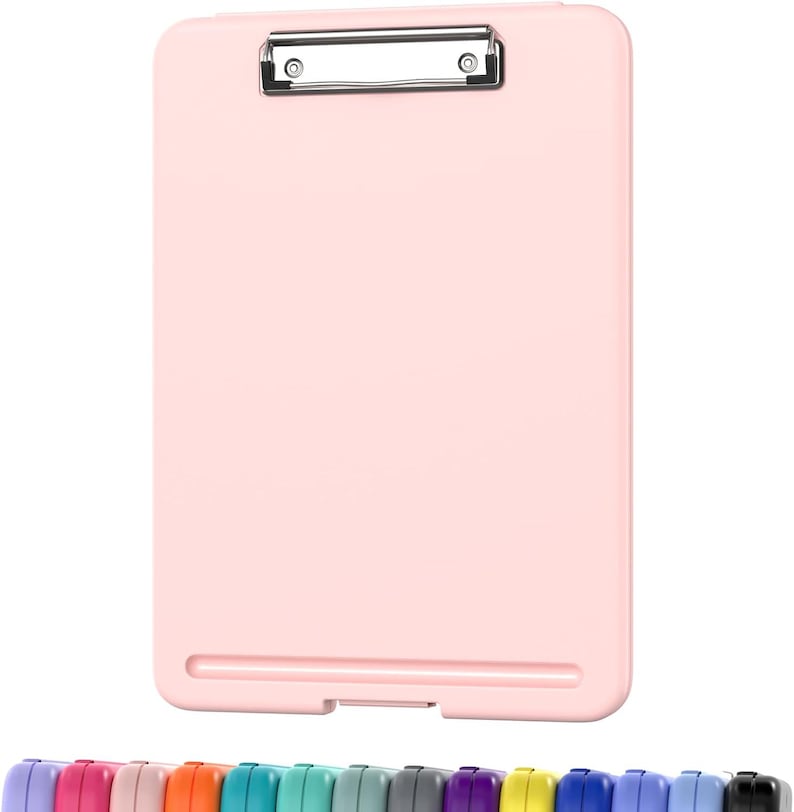 Custom Clipboard With Storage – 8.5x11 Clip Board With Low-profile Clip ...