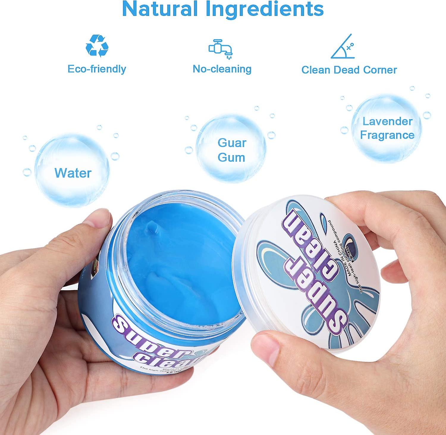 5 Pack Dust Cleaning Gel for Car & Electronics –reusable Slime Cleaner ...