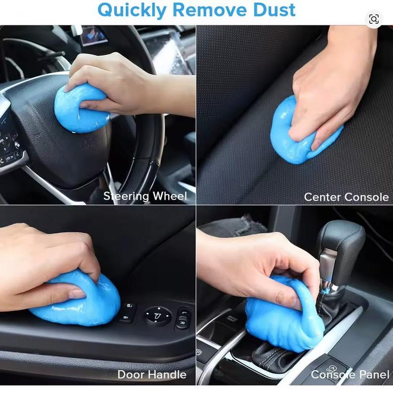 5 Pack Dust Cleaning Gel for Car & Electronics –reusable Slime Cleaner ...
