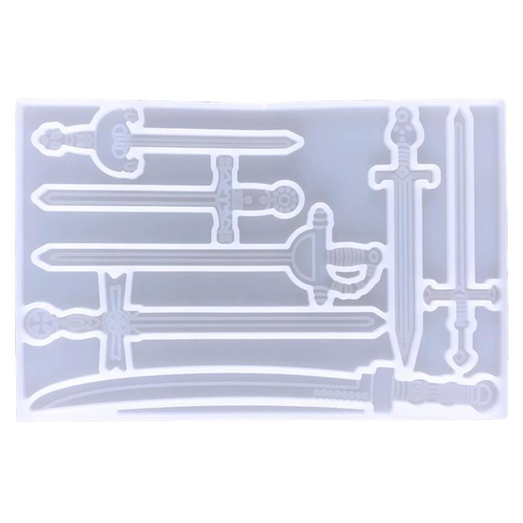 DIY Irregular Sword Shape Bookmark Molds Handmade Multiple Styles ...