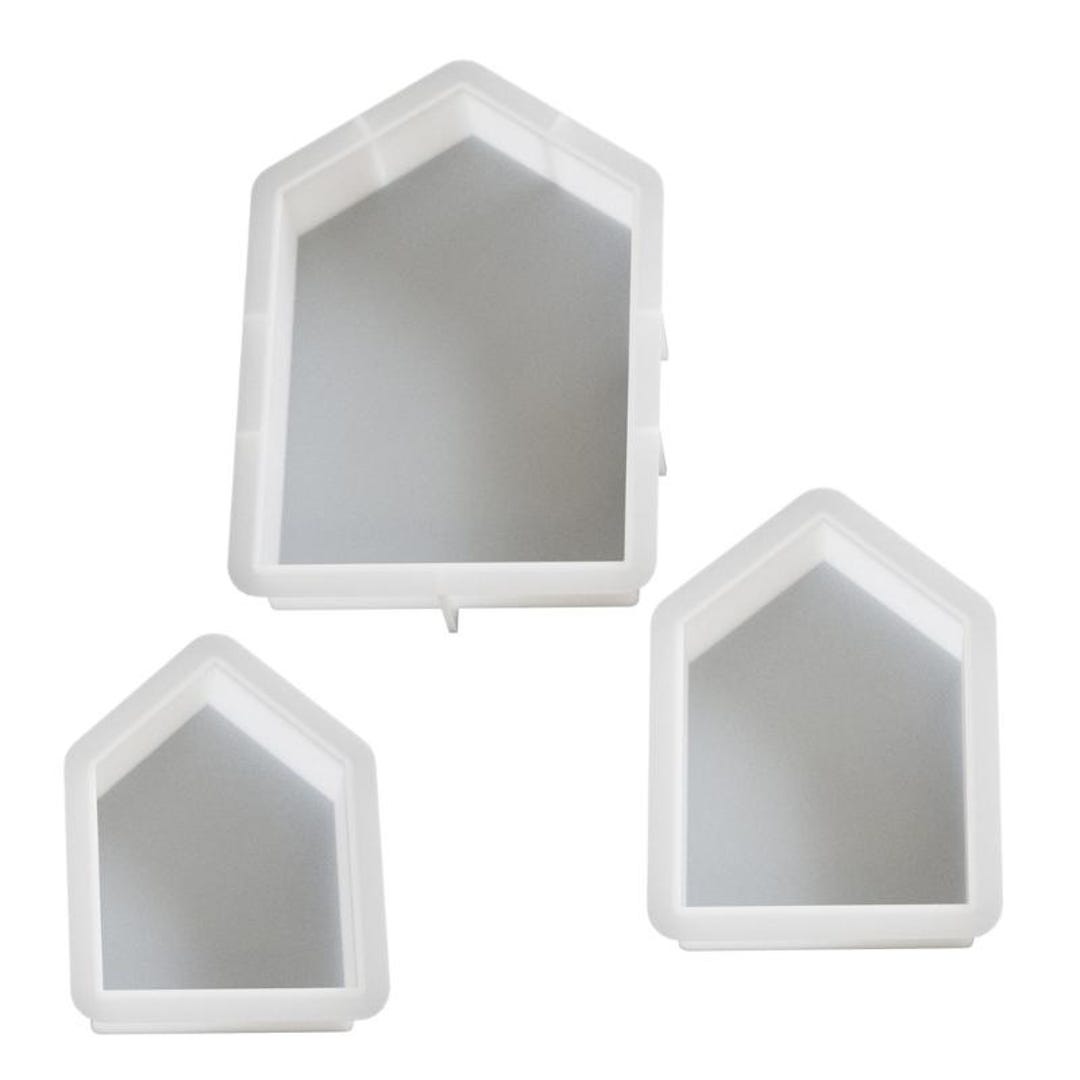 DIY 3D Geometric Bookend Silicone Mold Desktop Decoration Geometric ...