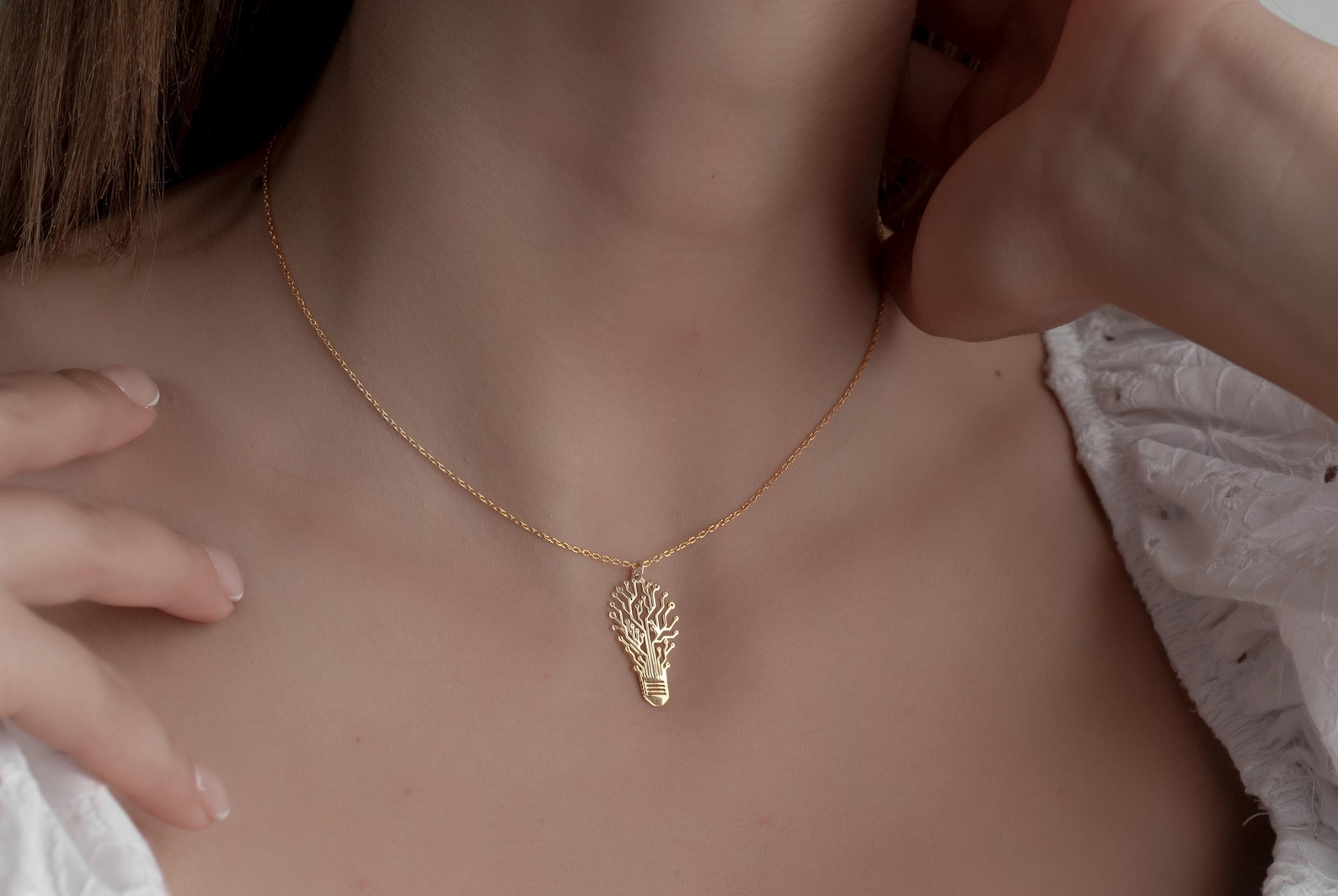 Lightbulb Technology Necklace, Computer Programmer Pendant, Motherboard ...