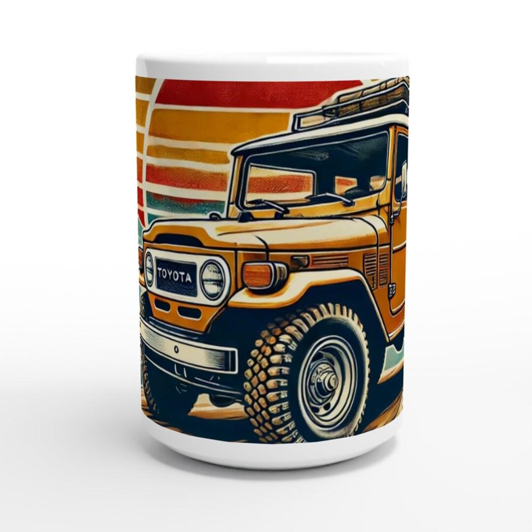 Retro Toyota FJ40 Mug: 70s Classic Truck, 15oz - Etsy