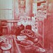 Old Fashioned Kitchen 10x8 Hand-colored Original Lithographs - Etsy