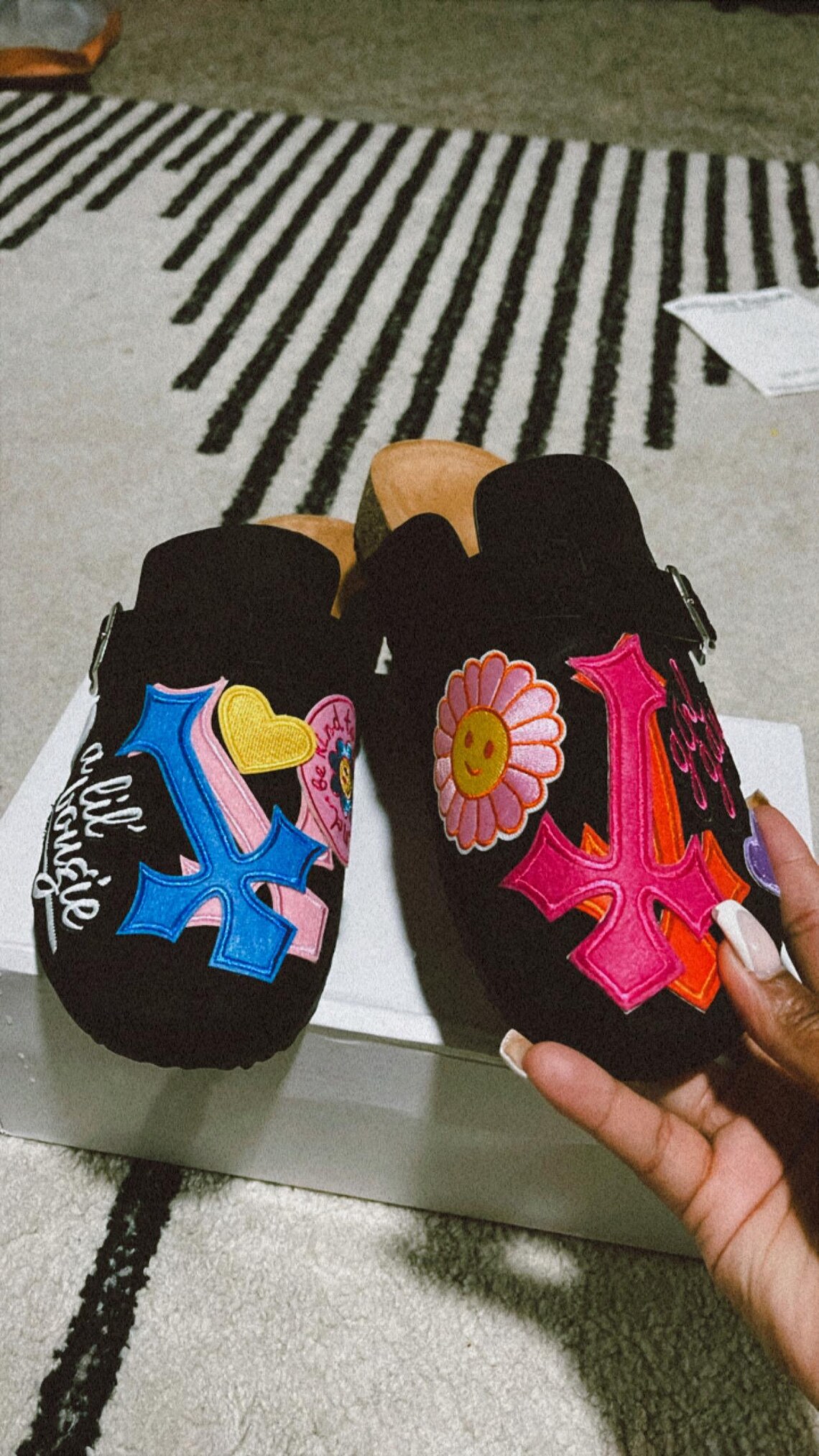 Custom Patch Clogs: Colorful Theme - Etsy