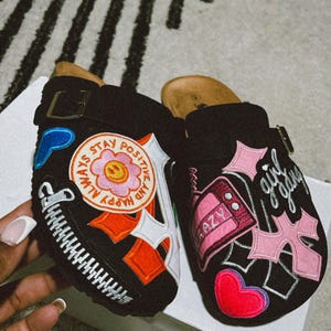 Custom Patch Clogs: Colorful Theme - Etsy