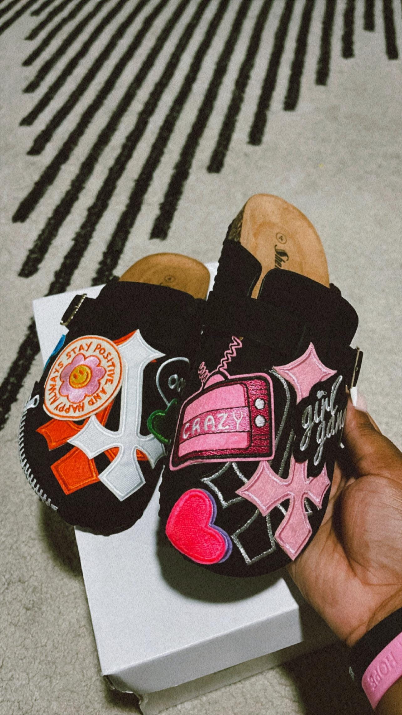 Custom Patch Clogs: Colorful Theme - Etsy