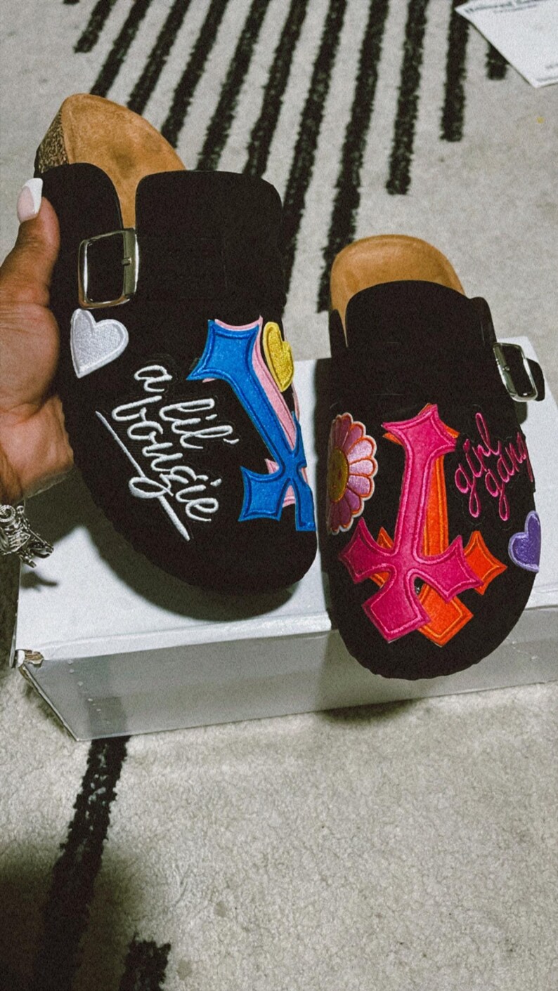 Custom Patch Clogs: Colorful Theme - Etsy