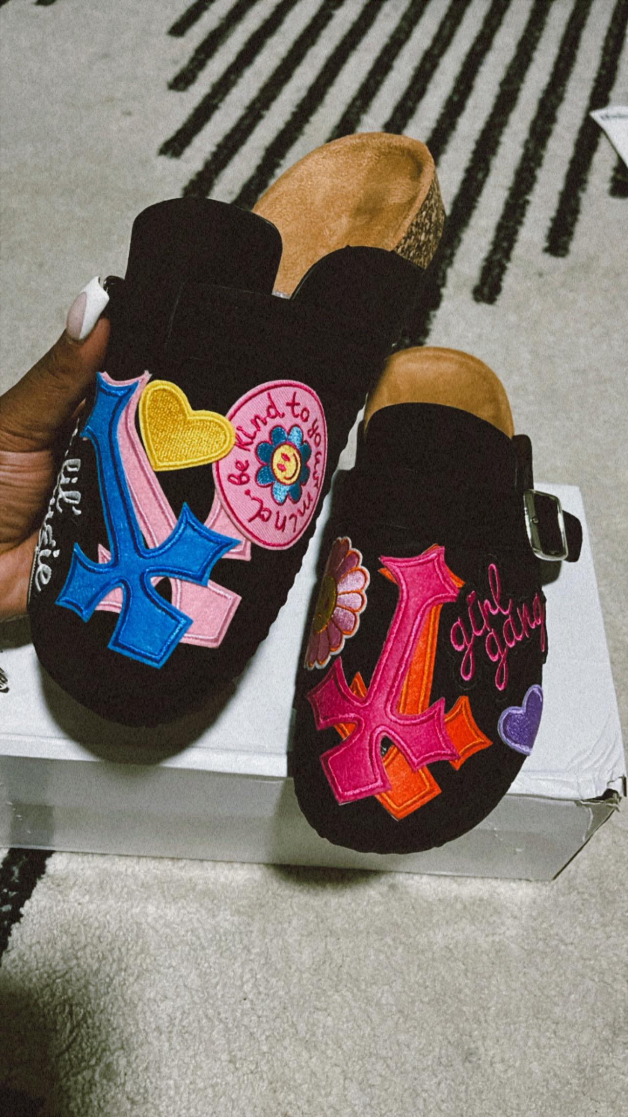 Custom Patch Clogs: Colorful Theme - Etsy