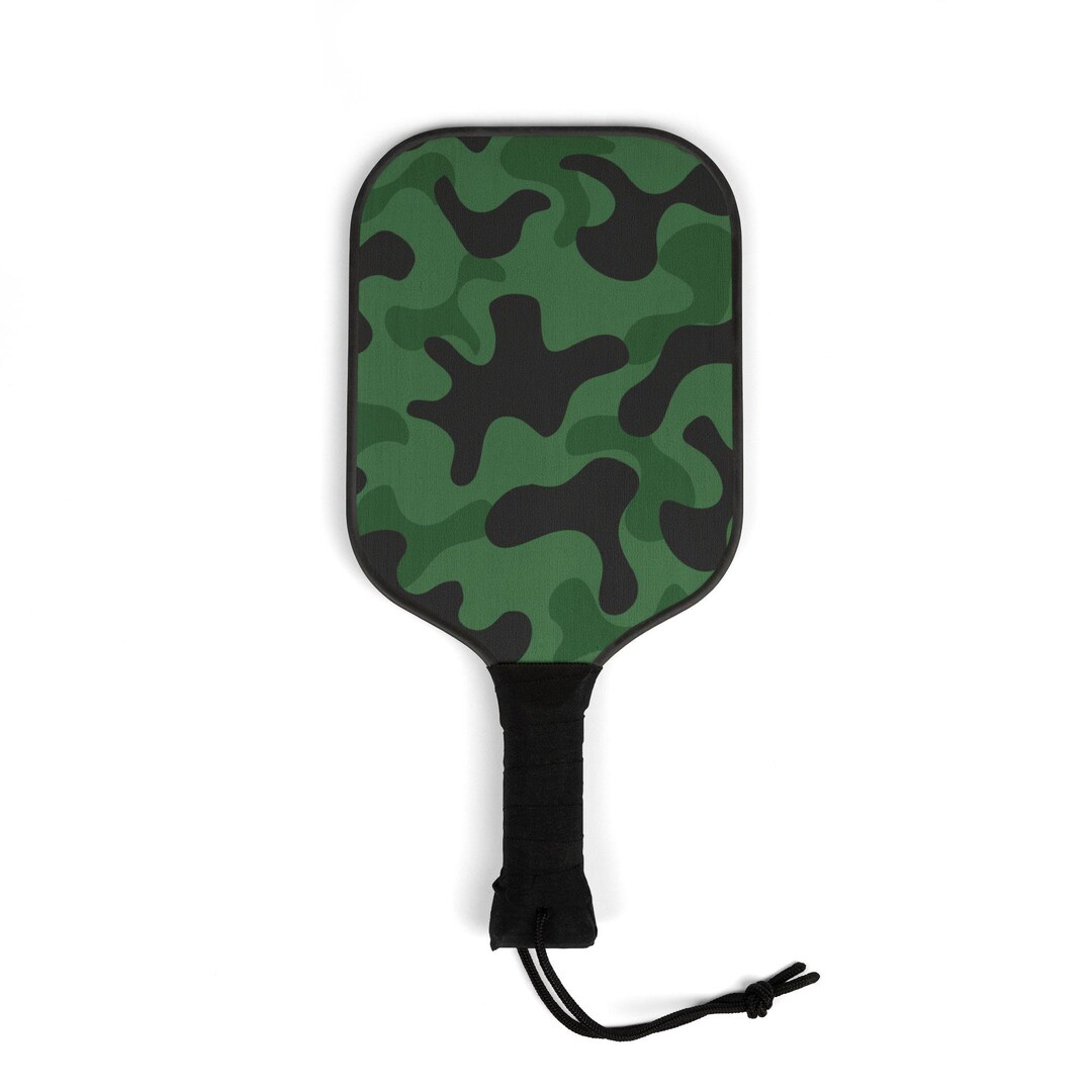 Pickleball Paddle, Military Camo Design - Great Gift for Pickleball ...