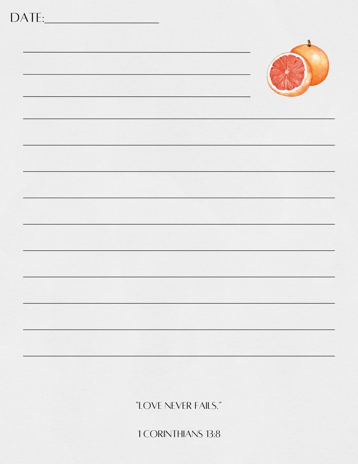 Fruit of the Spirit Christian Journal - Etsy