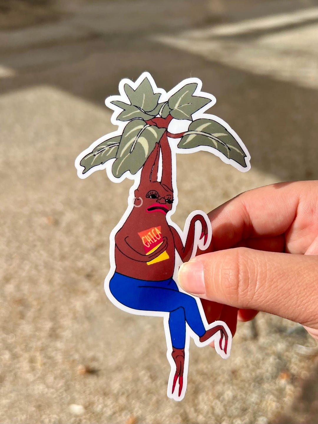 Mandrake Sticker - Etsy