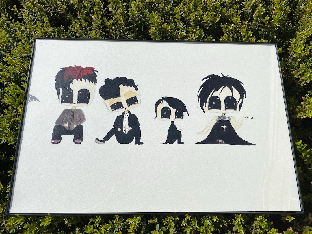 SP Goth Kids South Park Fandom Merch Watercolor Painting Henrietta ...