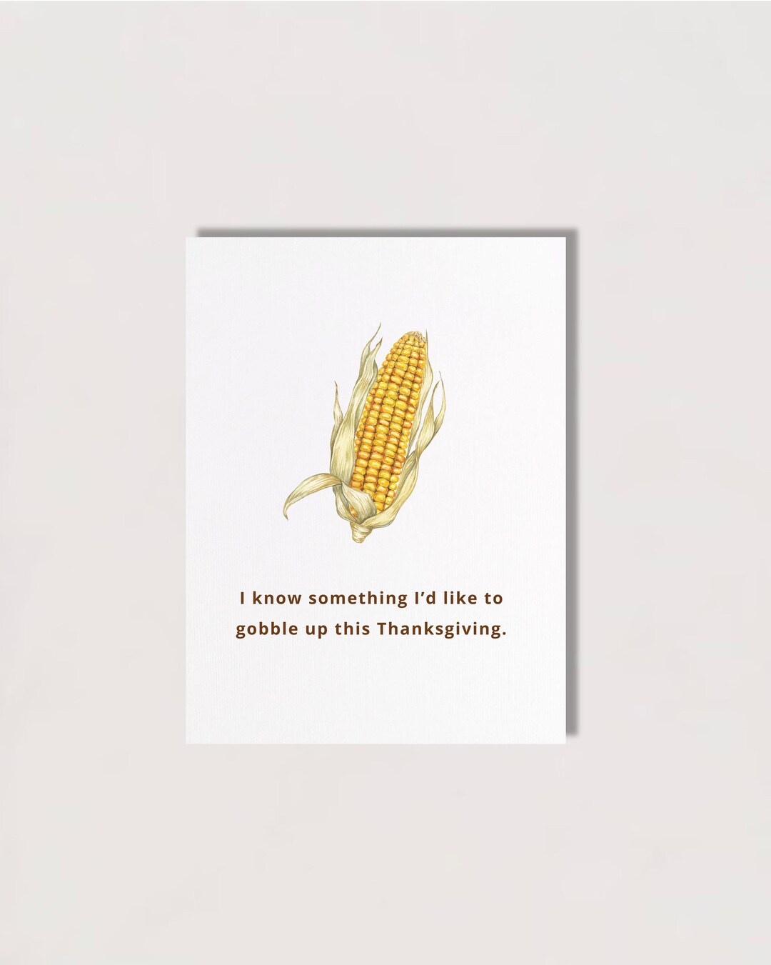 Dirty Thanksgiving Joke Card Digital, Printable Card, Funny Card, Card ...