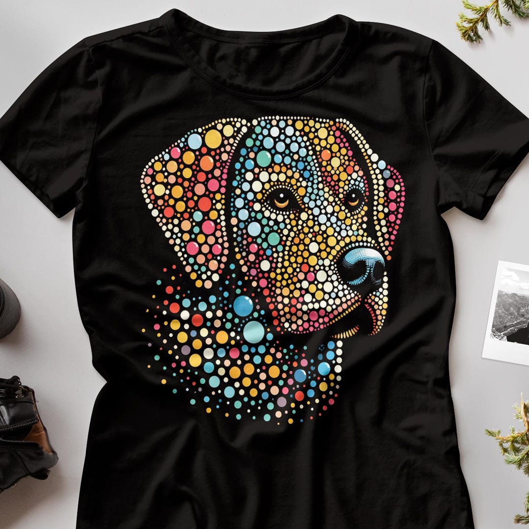 Colorful Polka Dot Dog PNG, Dog Lovers, Funny Pet Lover Design (digital ...