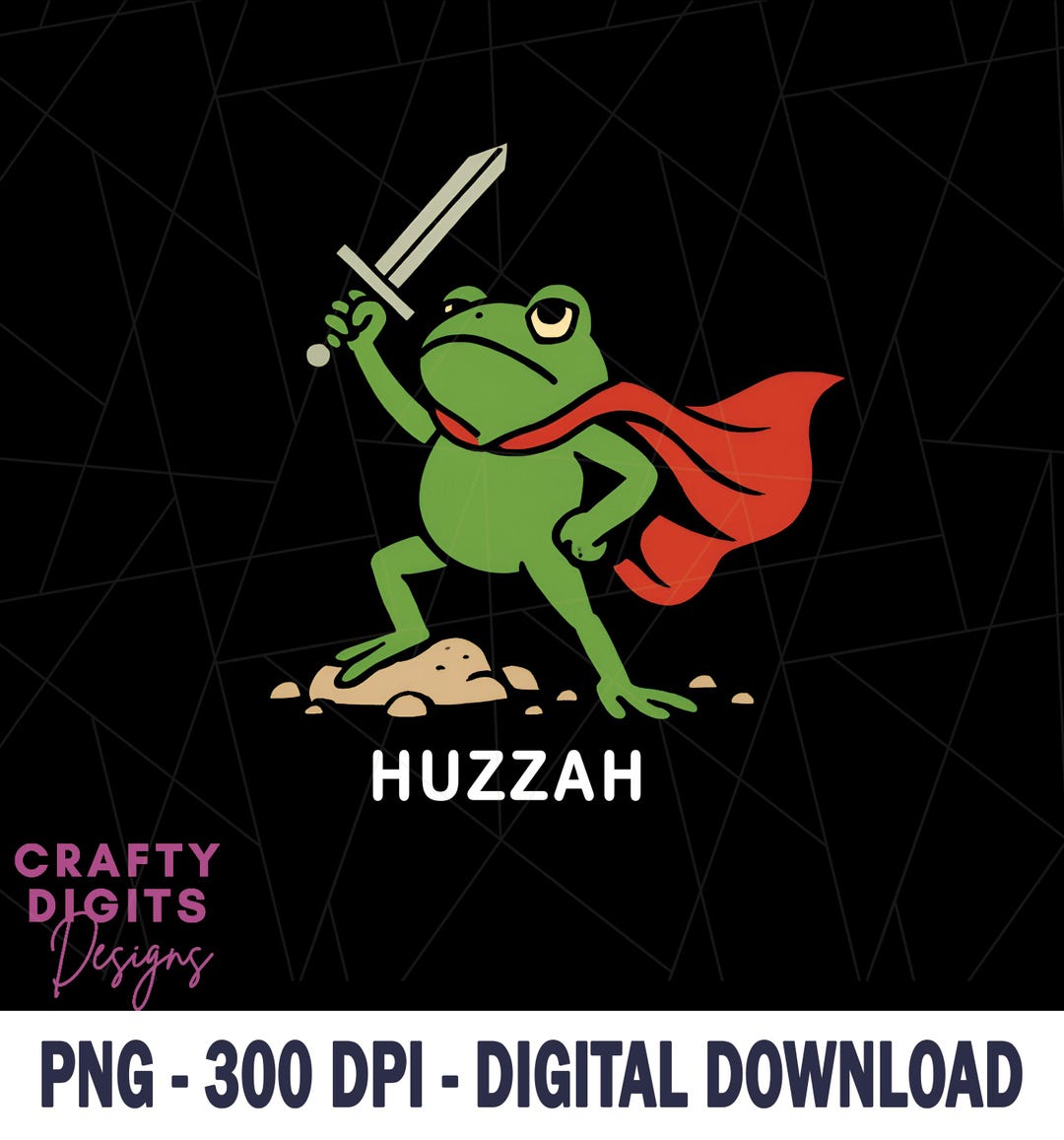 Funny Frog Knight PNG: Medieval Fantasy Art (digital Download) - Etsy