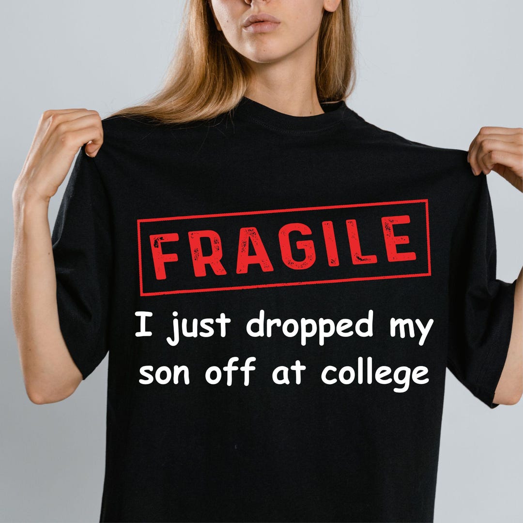 Funny College Drop off PNG SVG: Emotional Parent Design (digital ...