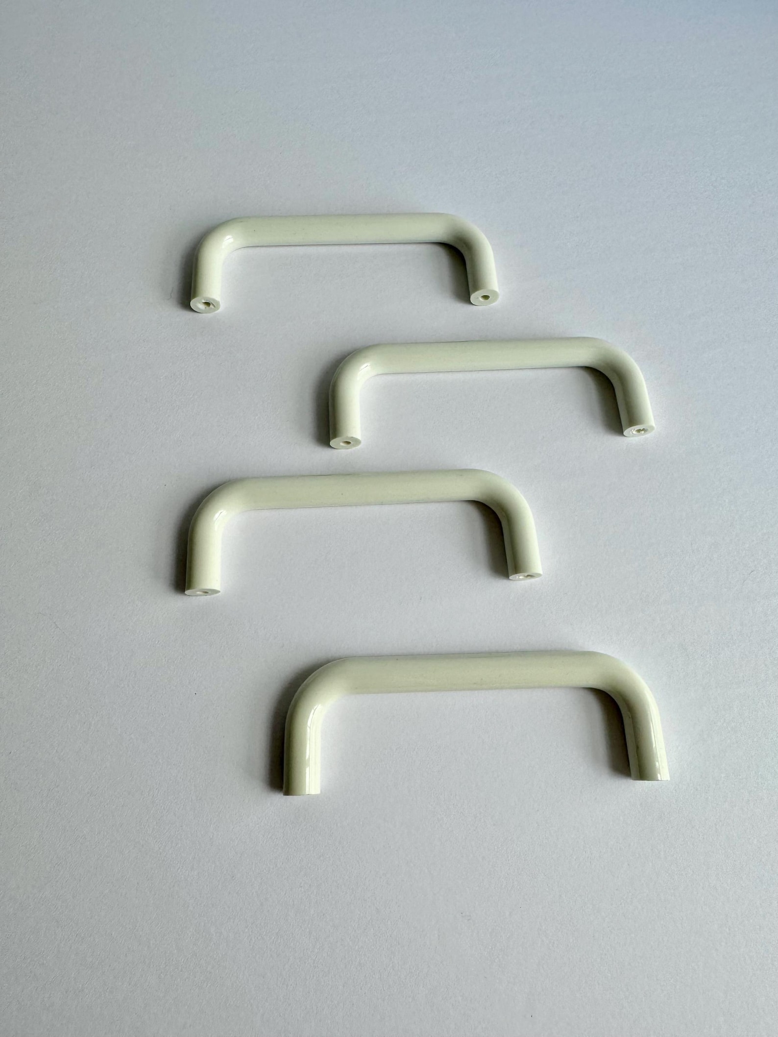 HEWI Lookalike White Plastic Drawer Pull Handles 1980s Design - Etsy