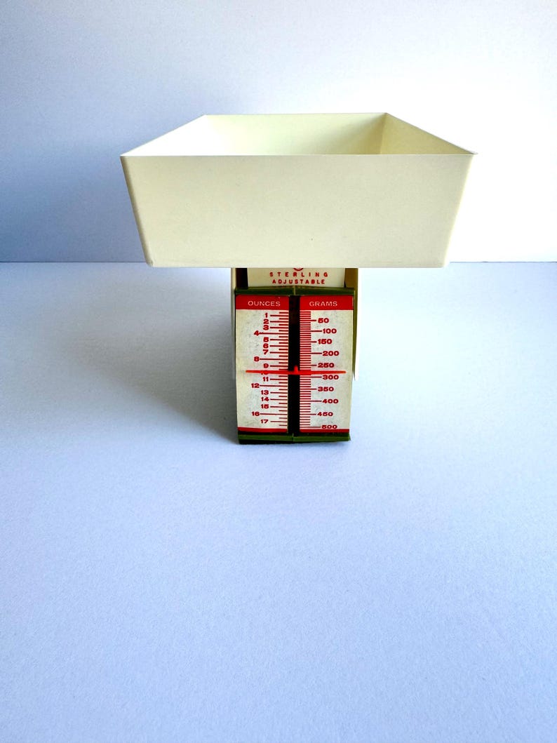 Vintage Retro Sterling Diet Food Scale Green and White - Etsy