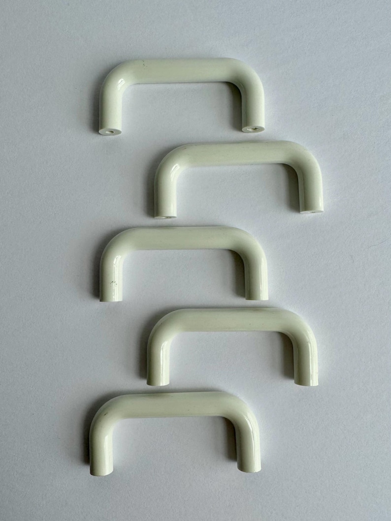 HEWI Lookalike White Plastic Drawer Pull Handles 1980s Design - Etsy